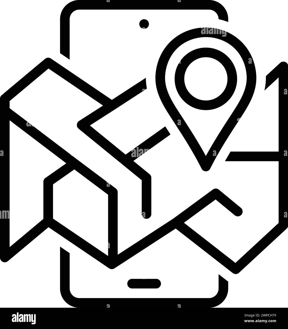 Icon for geolocation, navigator Stock Vector Image & Art - Alamy