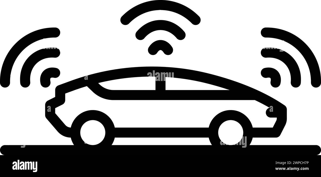 Icon for autonomous, sensor Stock Vector Image & Art - Alamy