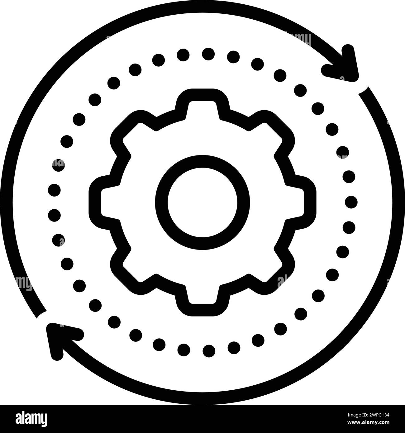 Data synchronization vector vectors Black and White Stock Photos ...