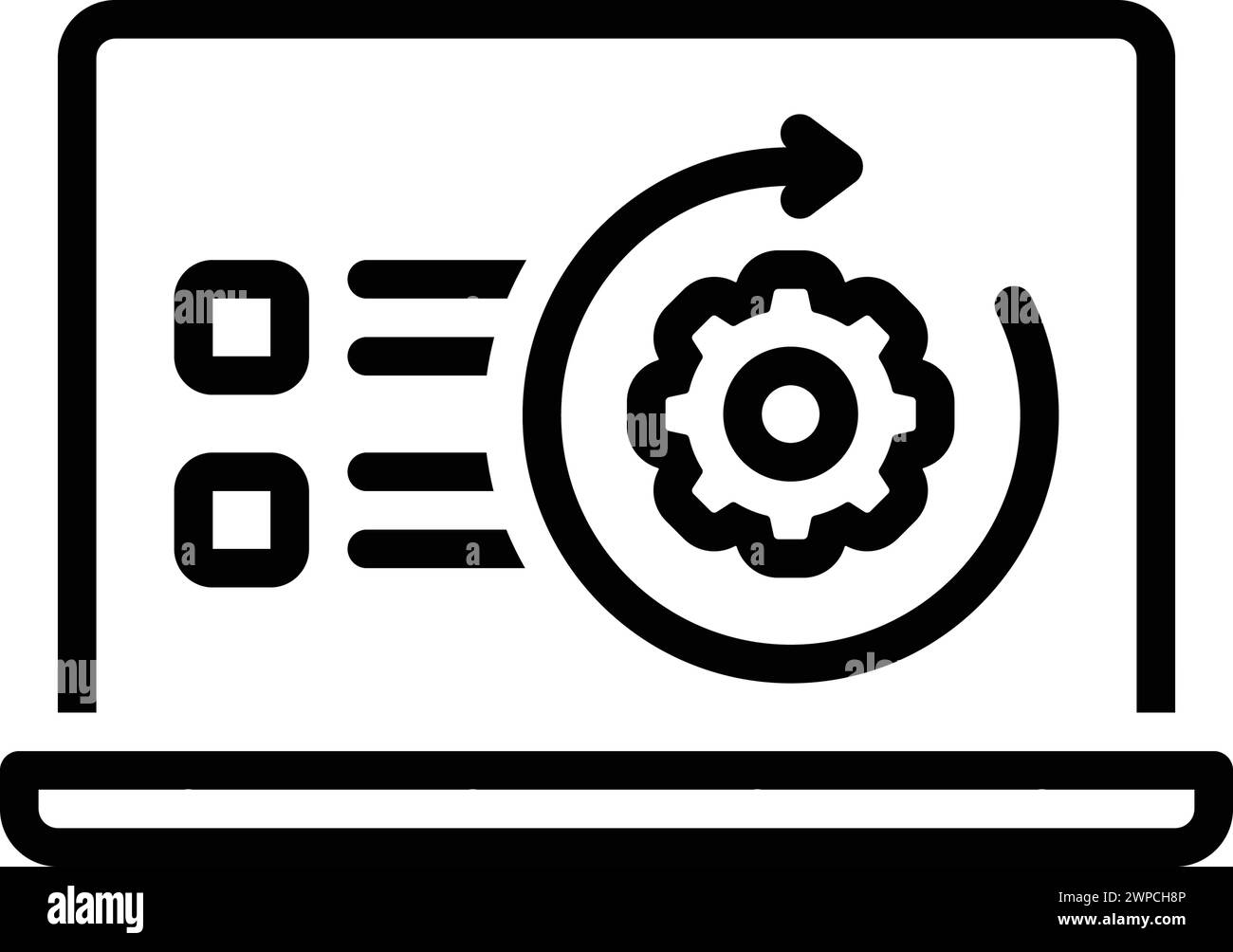 Icon for configuration, setting Stock Vector Image & Art - Alamy