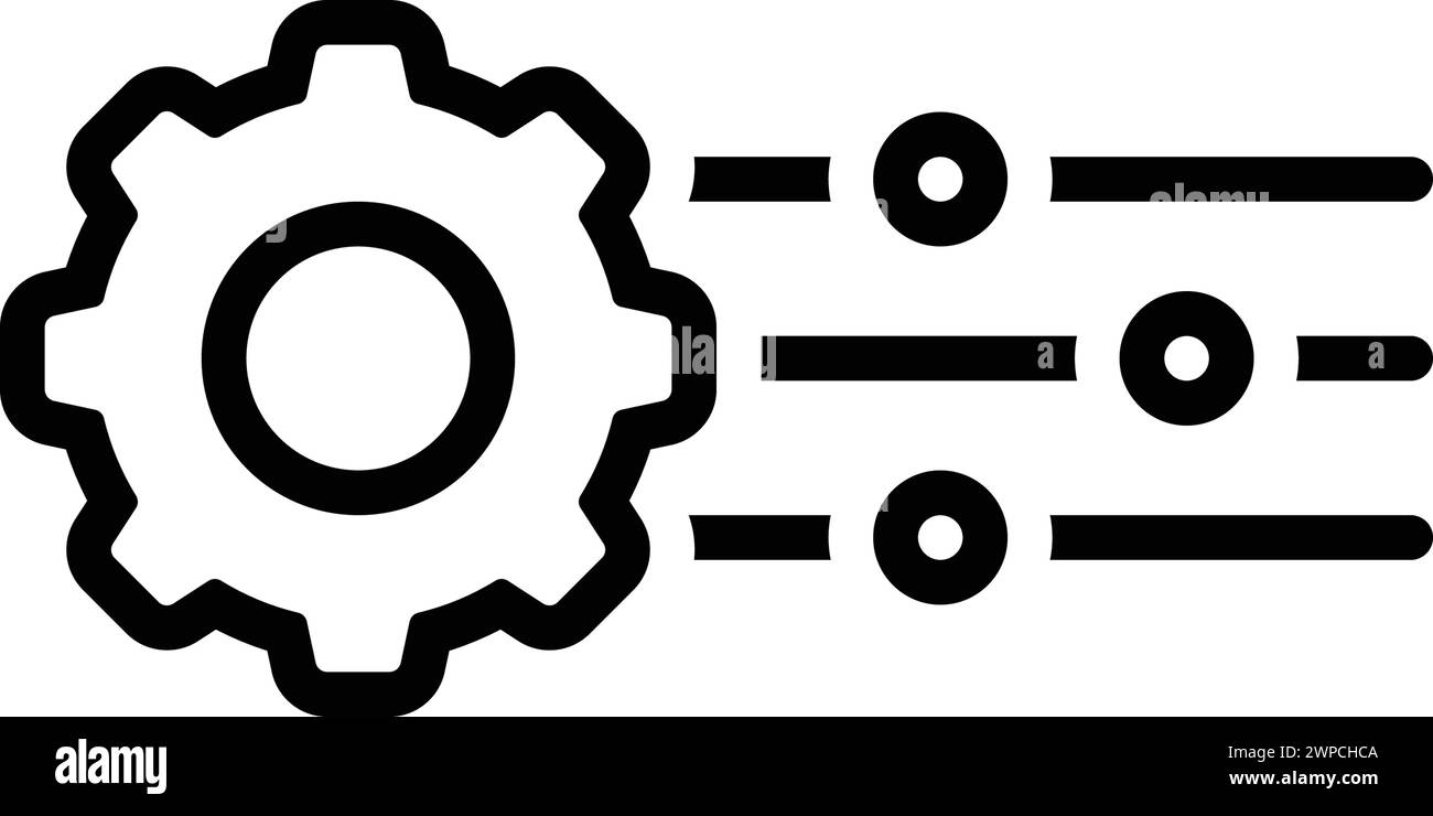 Icon for customization, setting Stock Vector Image & Art - Alamy