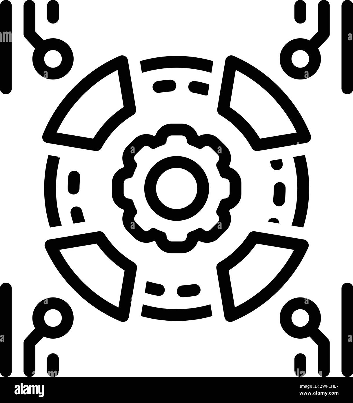 Icon for automation, automatism Stock Vector Image & Art - Alamy