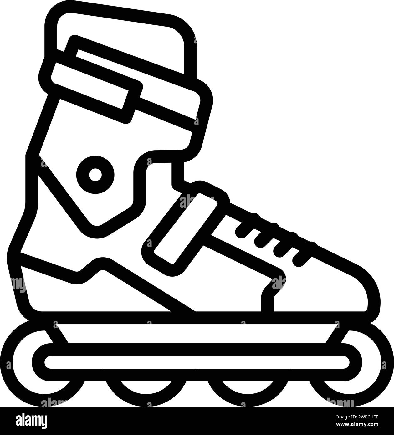 Roller skate icon sign symbol Stock Vector Images - Alamy