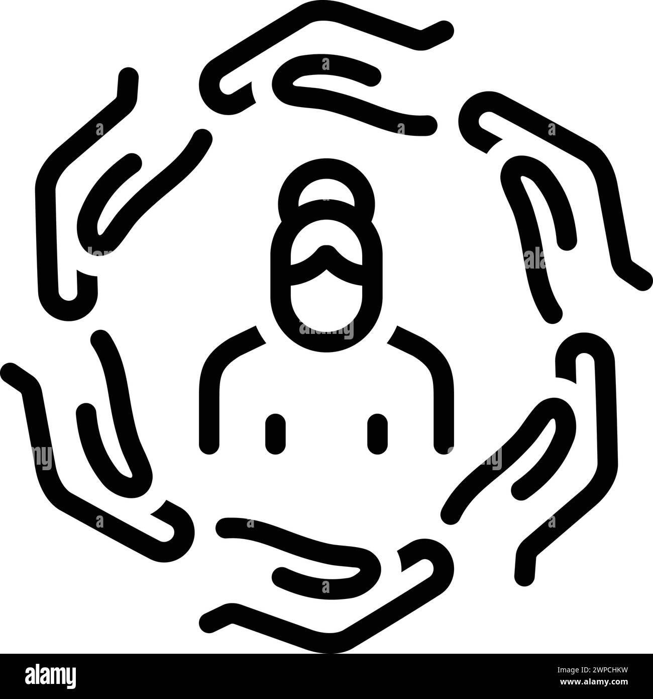 Helping hands Black and White Stock Photos & Images - Alamy