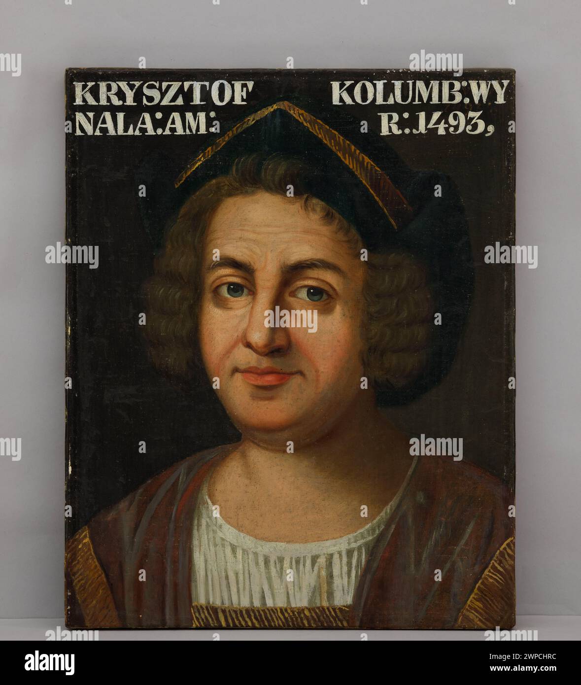 Painting of Christopher Columbus by a Polish artist between 1800 and ...