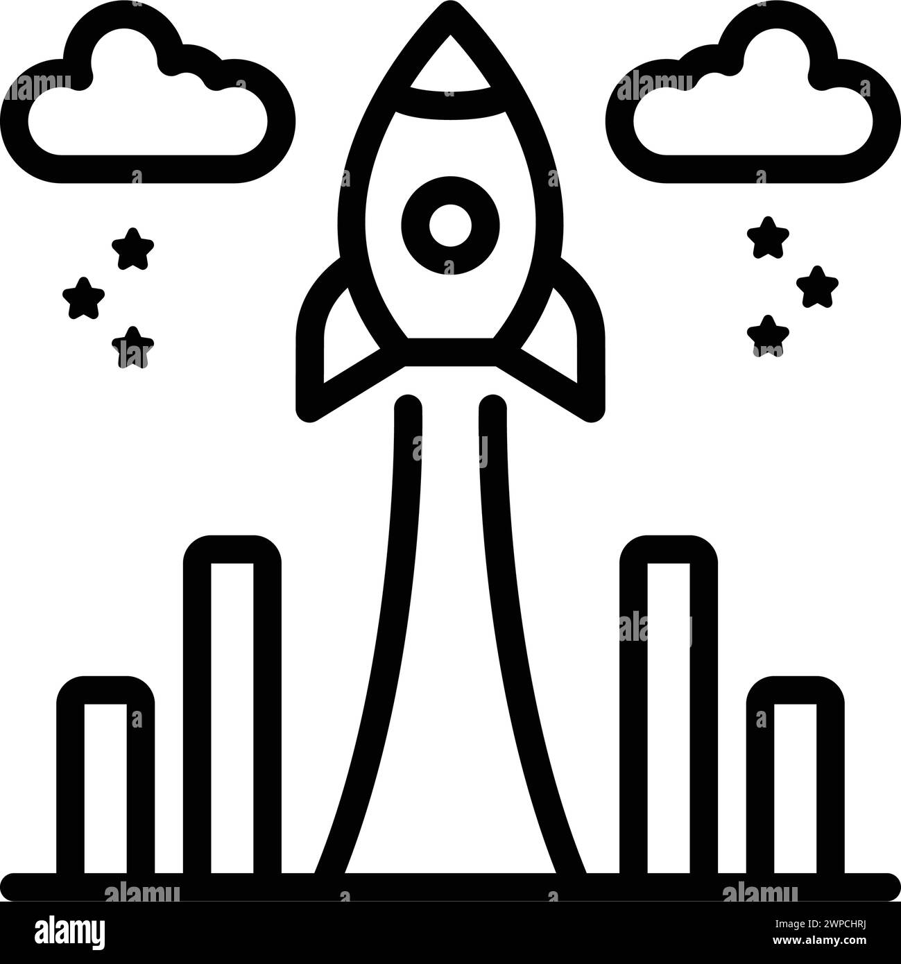 Icon for growth, rocket Stock Vector Image & Art - Alamy