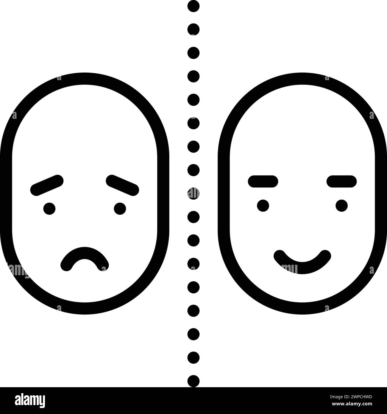 Bipolar mental disorder Black and White Stock Photos & Images - Alamy