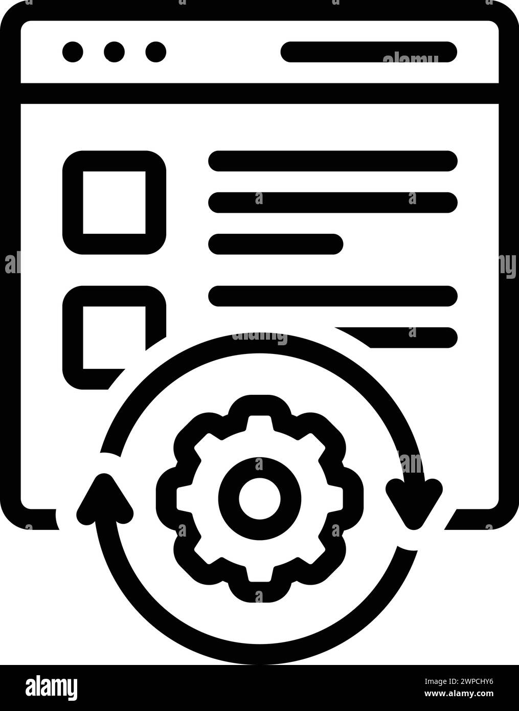 Modification vector vectors Black and White Stock Photos & Images - Alamy