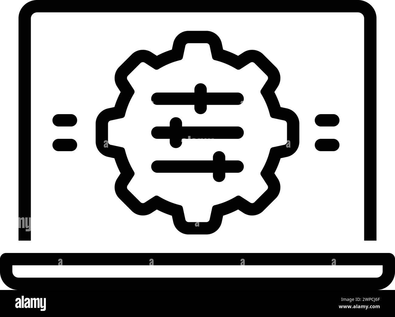 Icon for tweak, adjustment Stock Vector Image & Art - Alamy