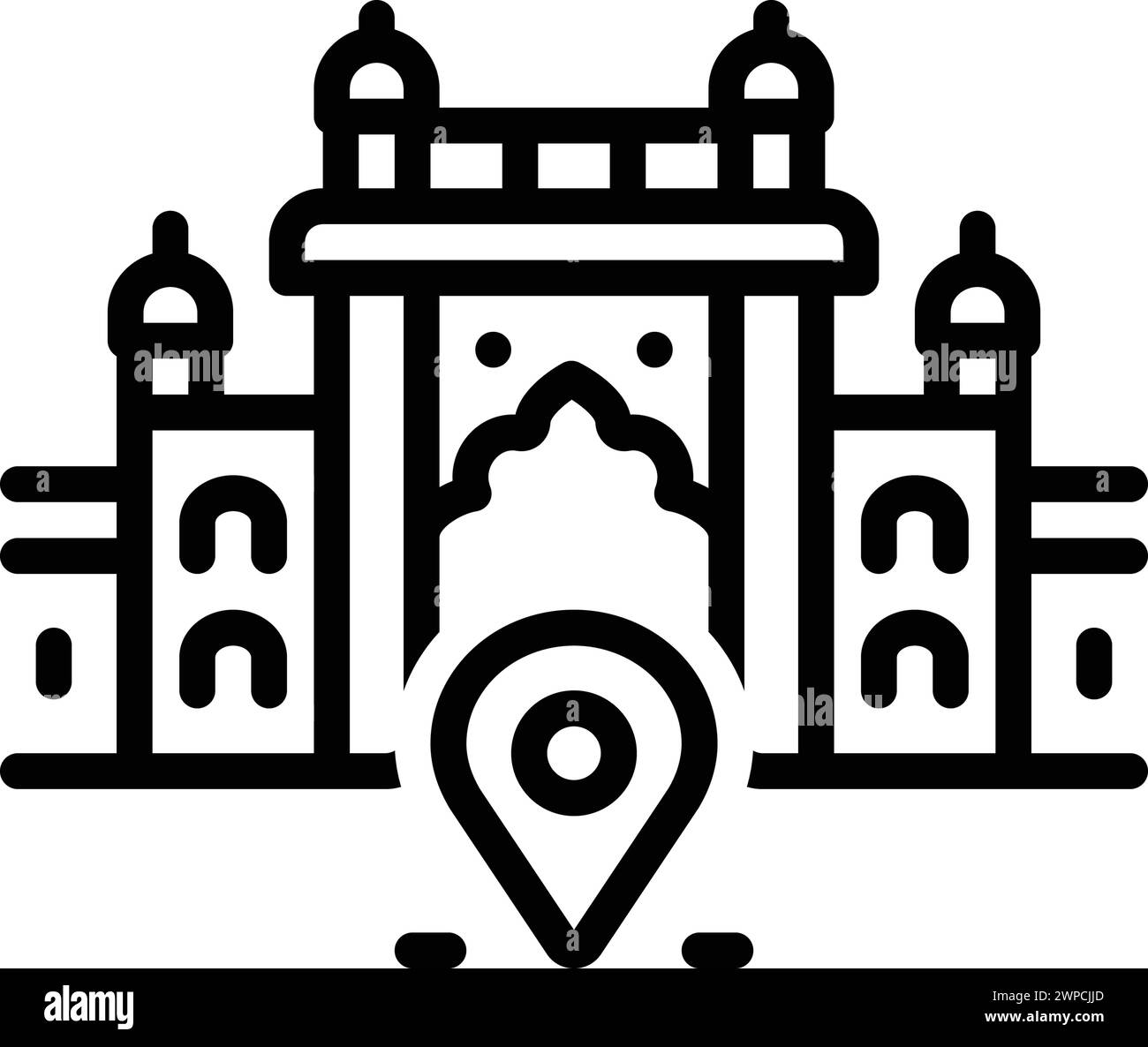 Castle building site Cut Out Stock Images & Pictures - Alamy