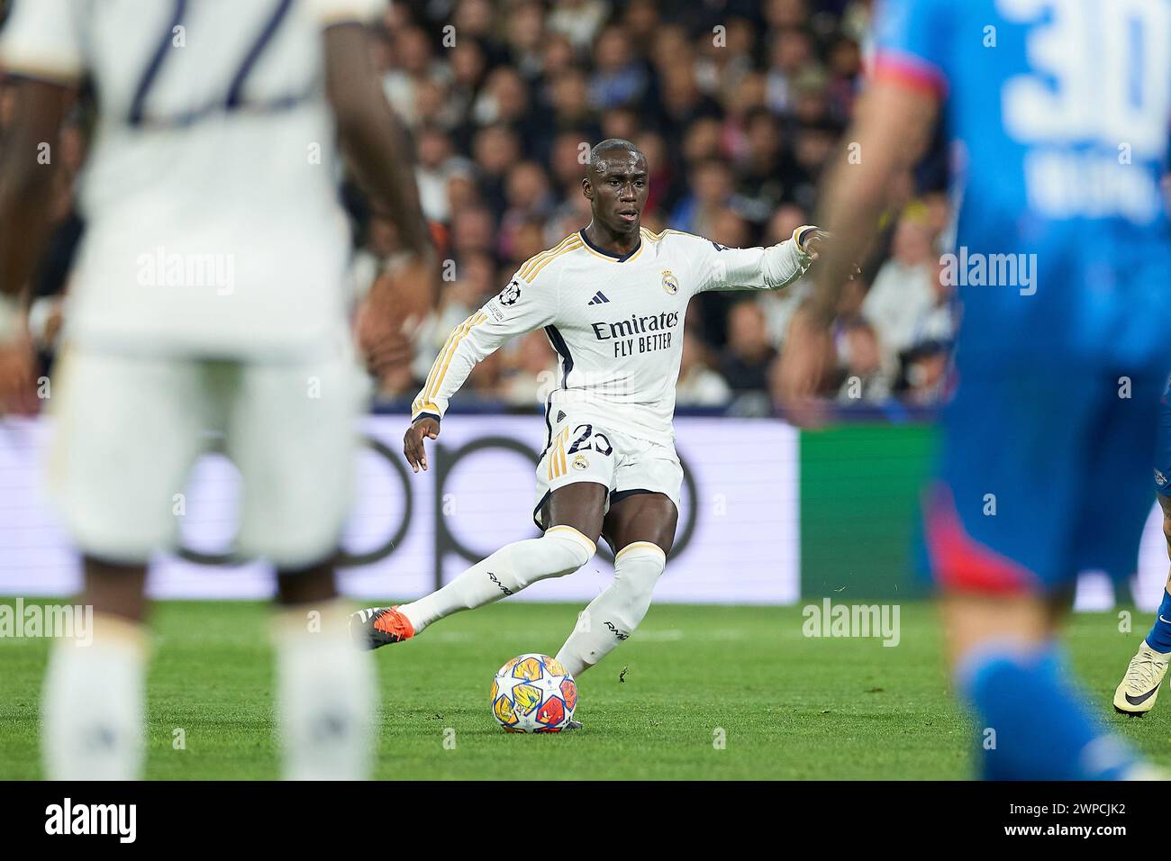 Madrid, Spain. 06th Mar, 2024. Ferland Mendy of Real Madrid CF seen in ...