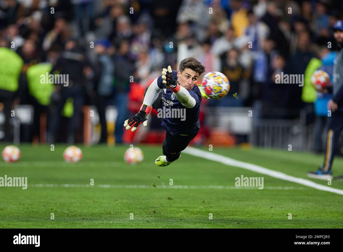 Madrid, Spain. 06th Mar, 2024. Kepa Arrizabalaga of Real Madrid CF ...