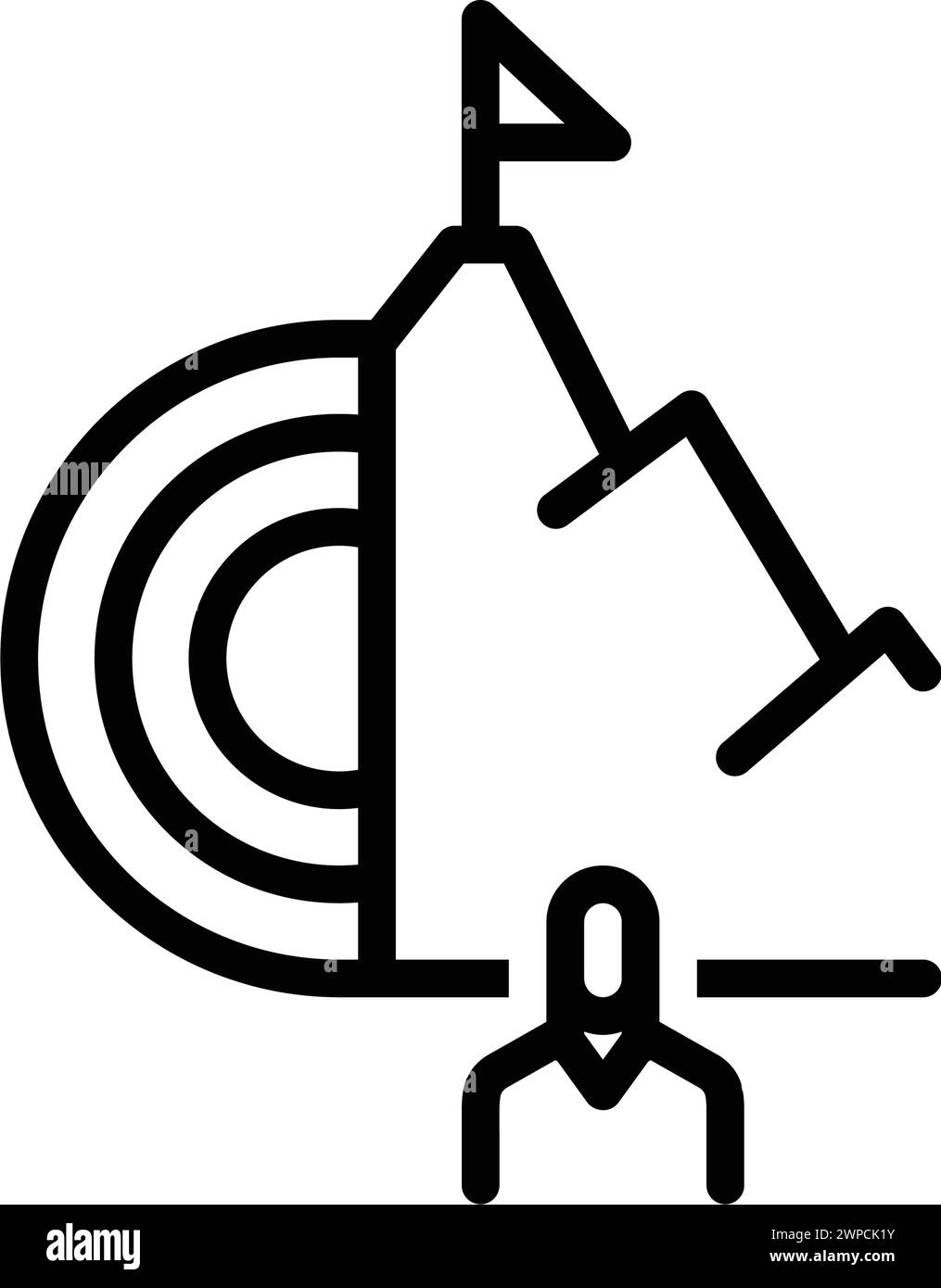 Icon for achievable goal, achievable Stock Vector Image & Art - Alamy