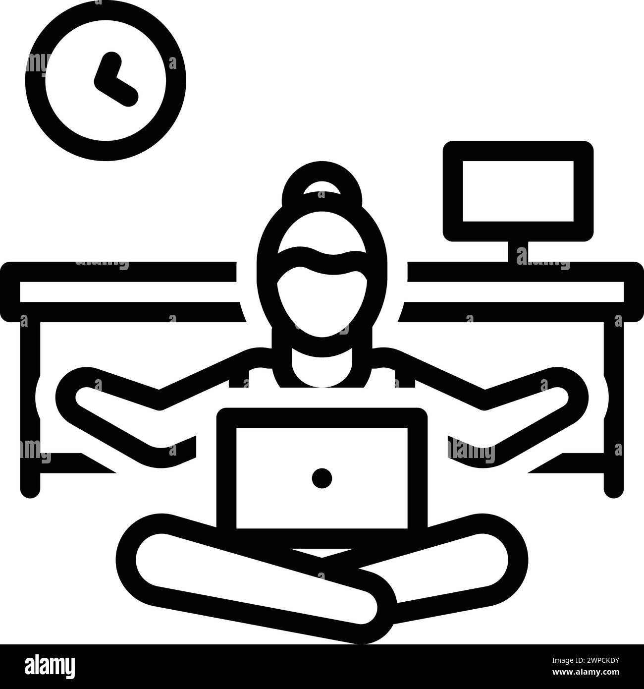 Icon for reduce stress, decompress Stock Vector Image & Art - Alamy