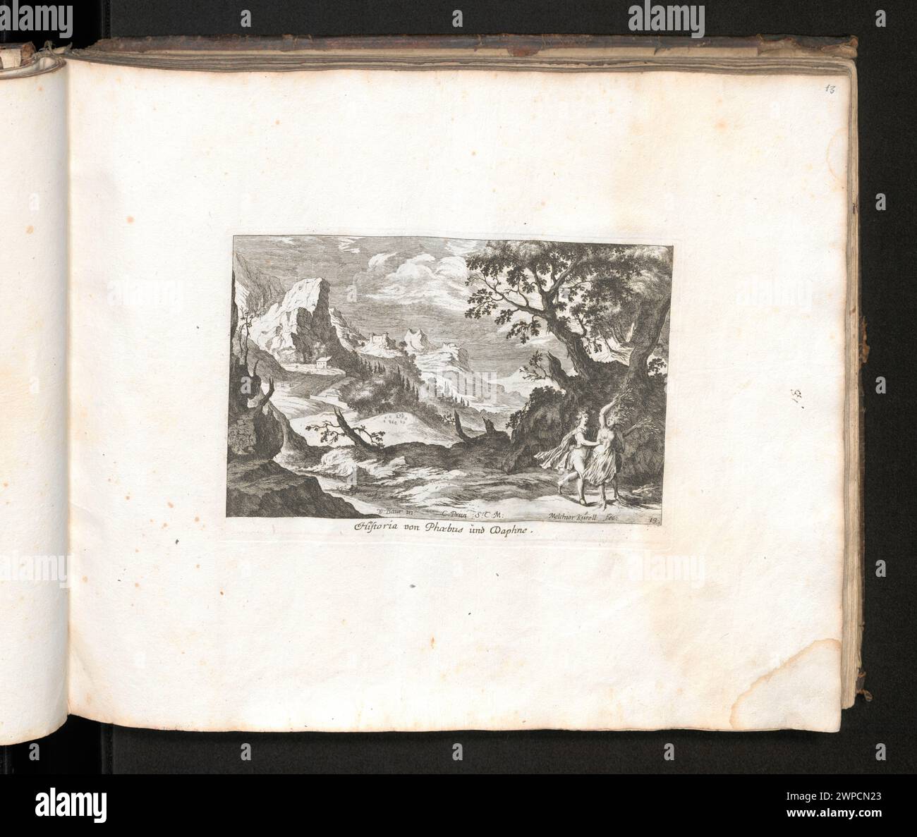 History von Phoebus und Daphne; Küsel, Melchior I (1626-1683), Baur ...