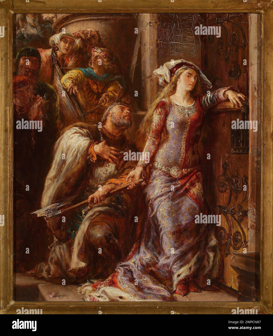 Jadwiga krolowa polski 1374 1399 ikonografia hi-res stock photography ...