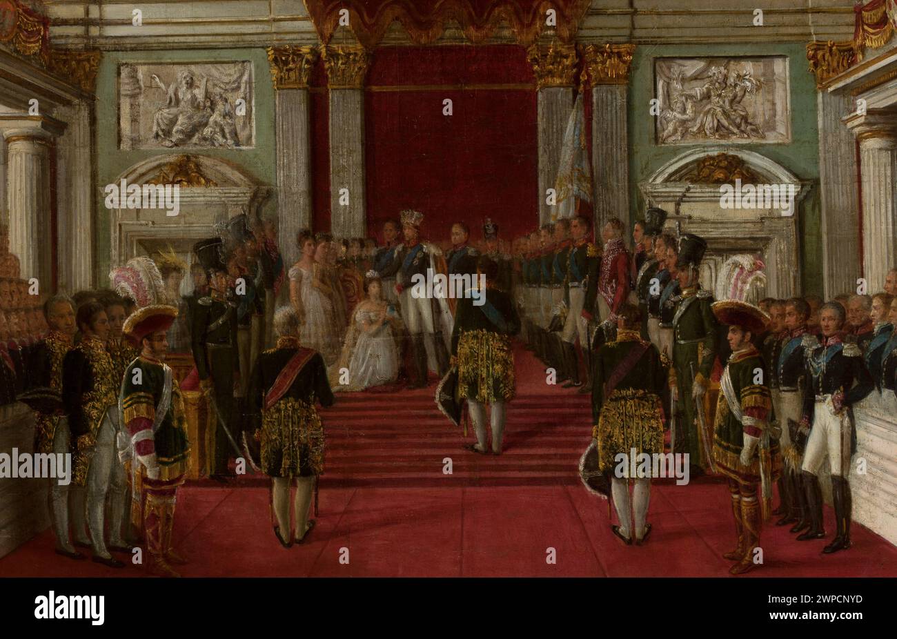 Antoni Brodowski's 1829 painting depicts the coronation of Empress and ...