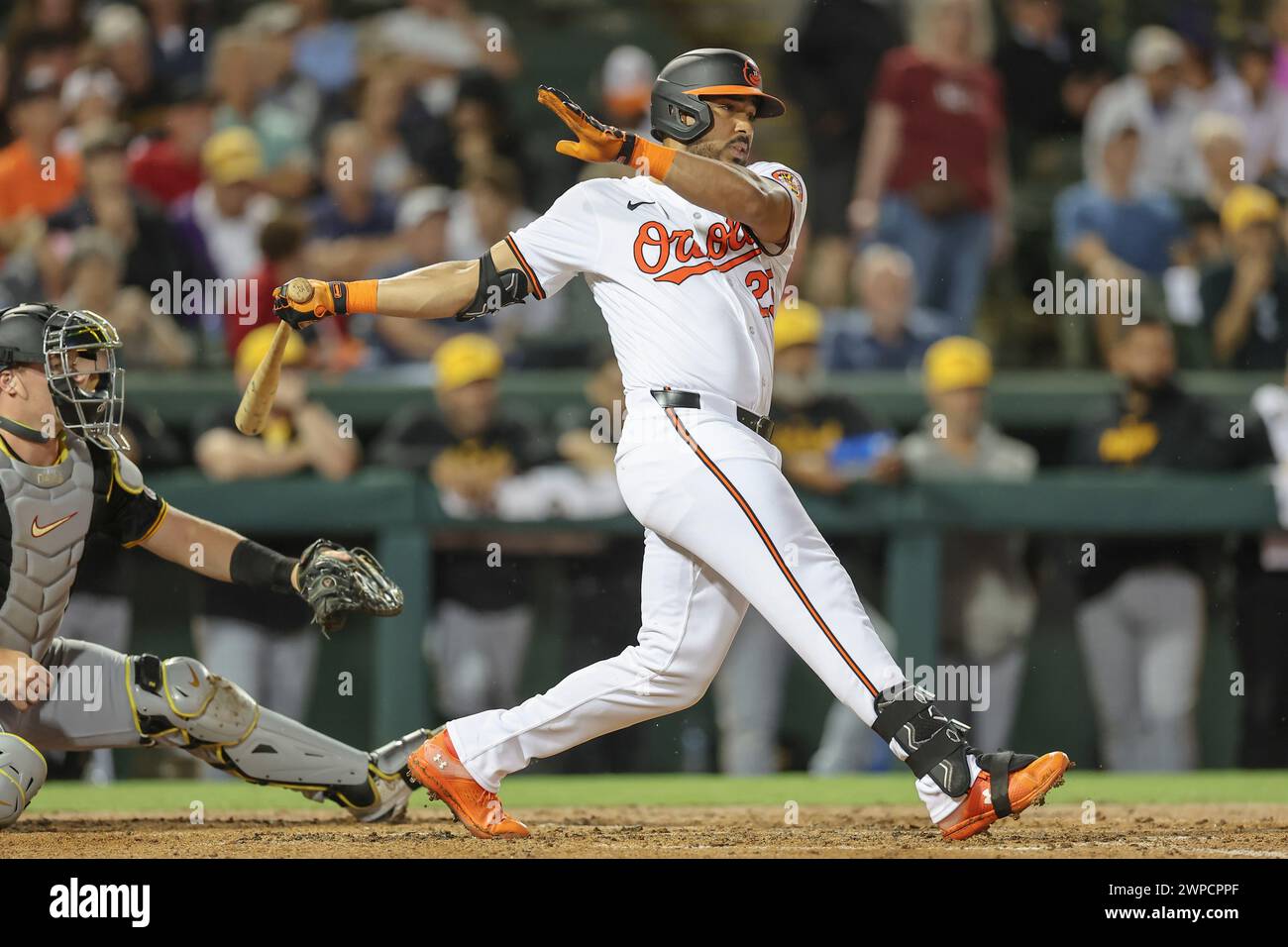 Sarasota FL USA; Baltimore Orioles right fielder Anthony Santander (25 ...