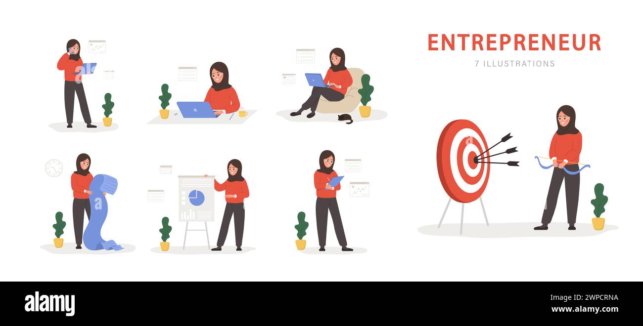 Office scenes Stock Vector Images - Alamy