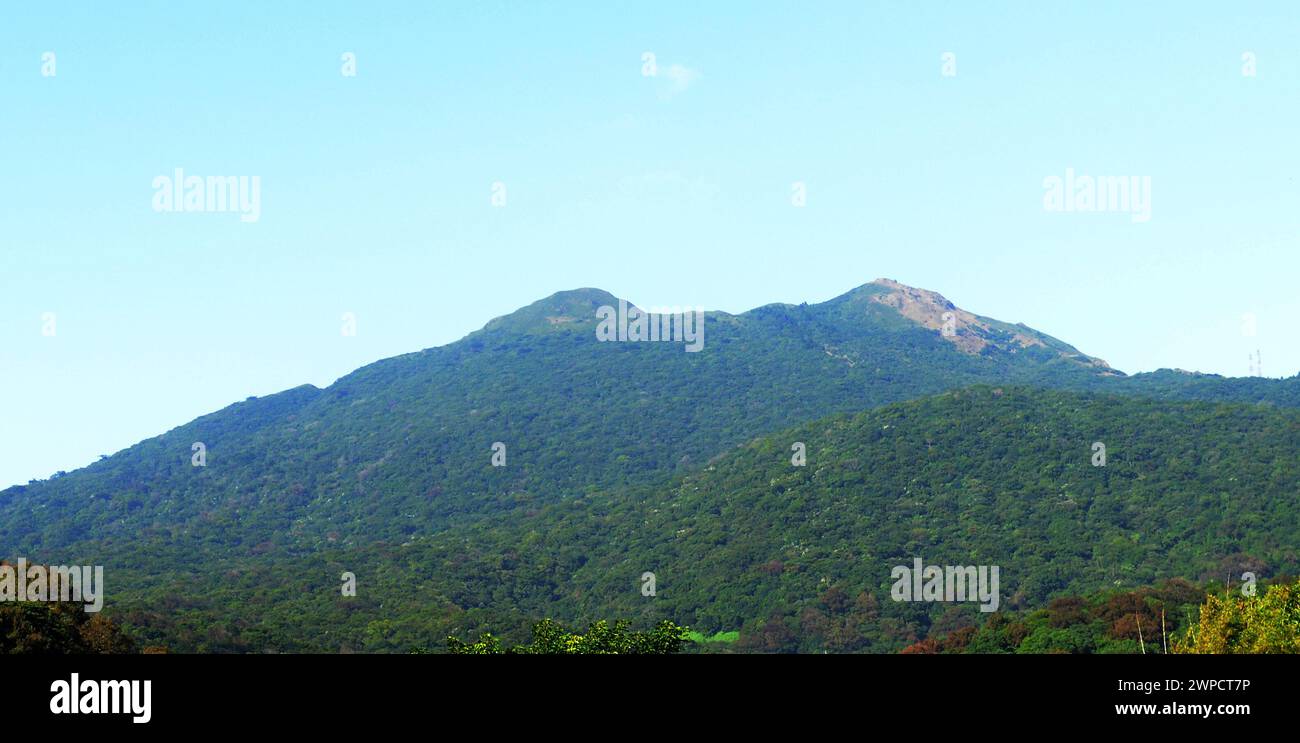 Mountainous landscapes in the Yangmingshan national park in Taiwan ...