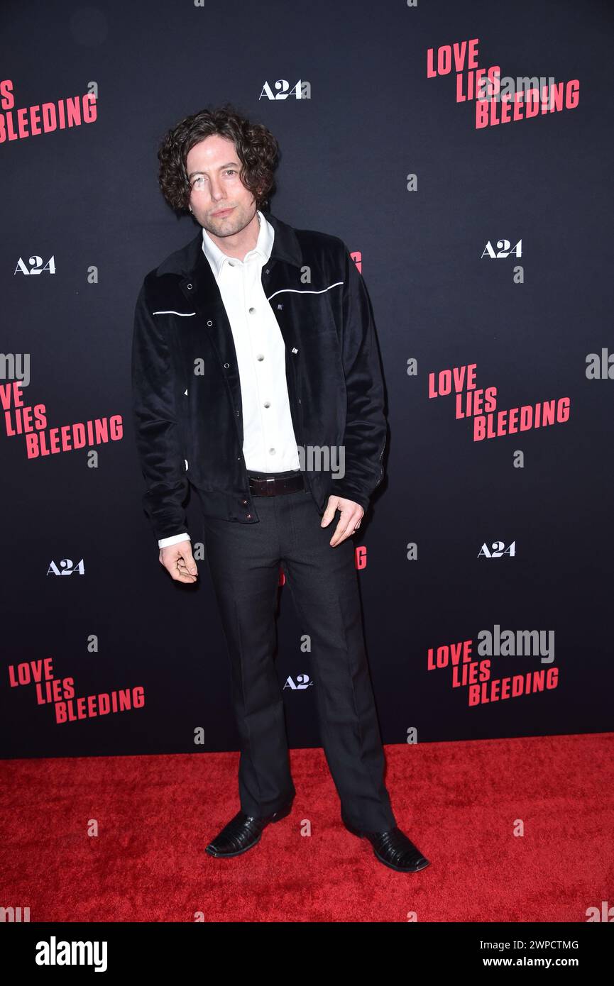 Jackson Rathbone arrives at the premiere of "Love Lies Bleeding" on ...