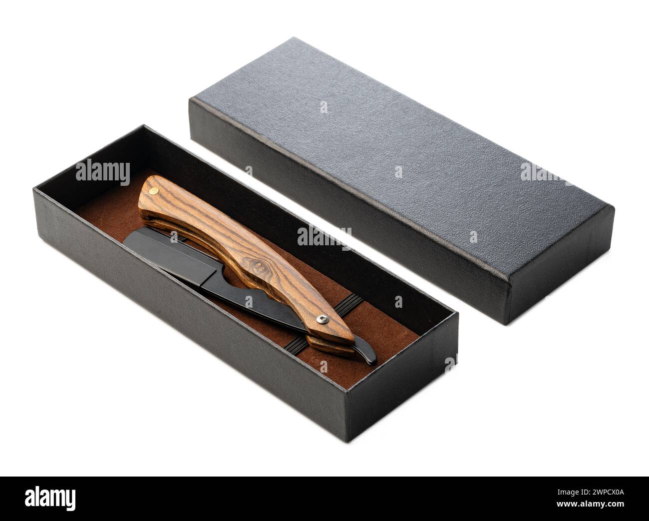 Sharp shaving blade isolated on white background Stock Photo - Alamy