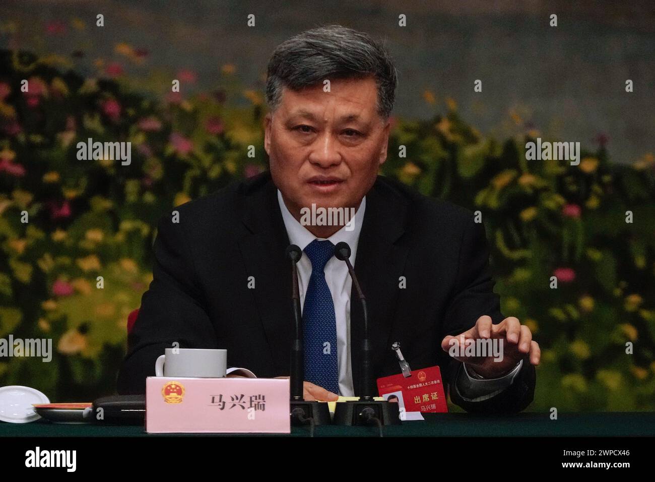 Ma Xingrui, Communist Party secretary of China's Xinjiang Uighur ...