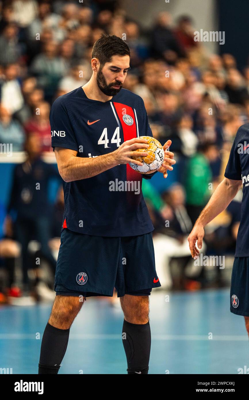 Nikola Karabatic of PSG during the EHF Champions League, Group A ...