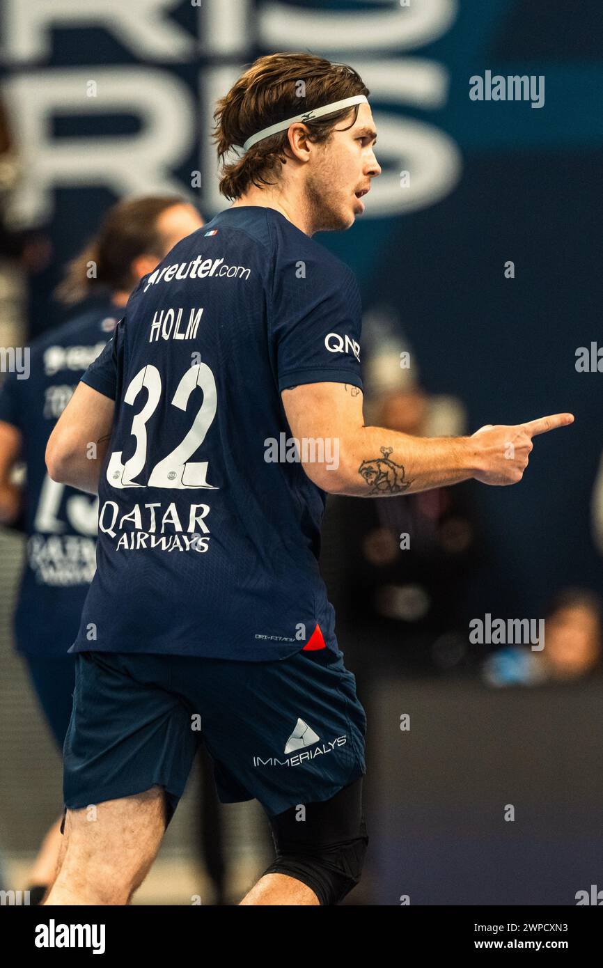 Jacob Holm of PSG during the EHF Champions League, Group A handball ...