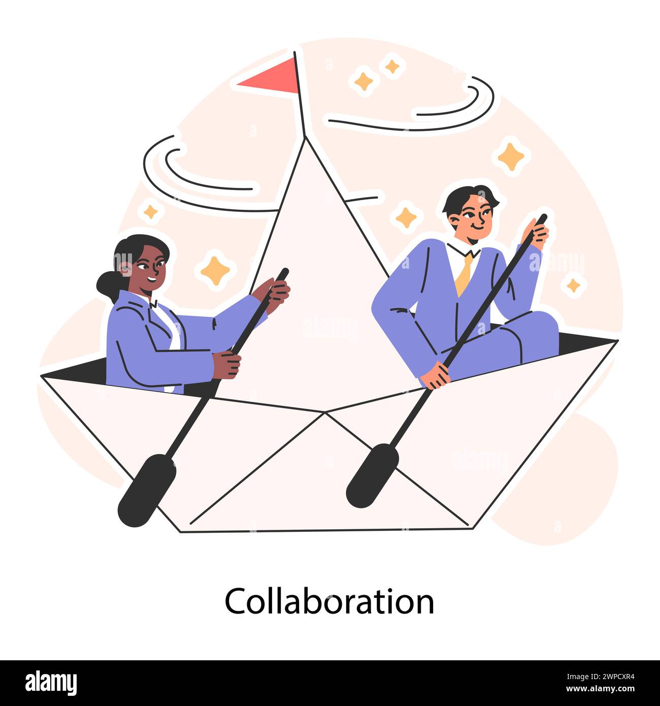 Together for a shared future Stock Vector Images - Alamy