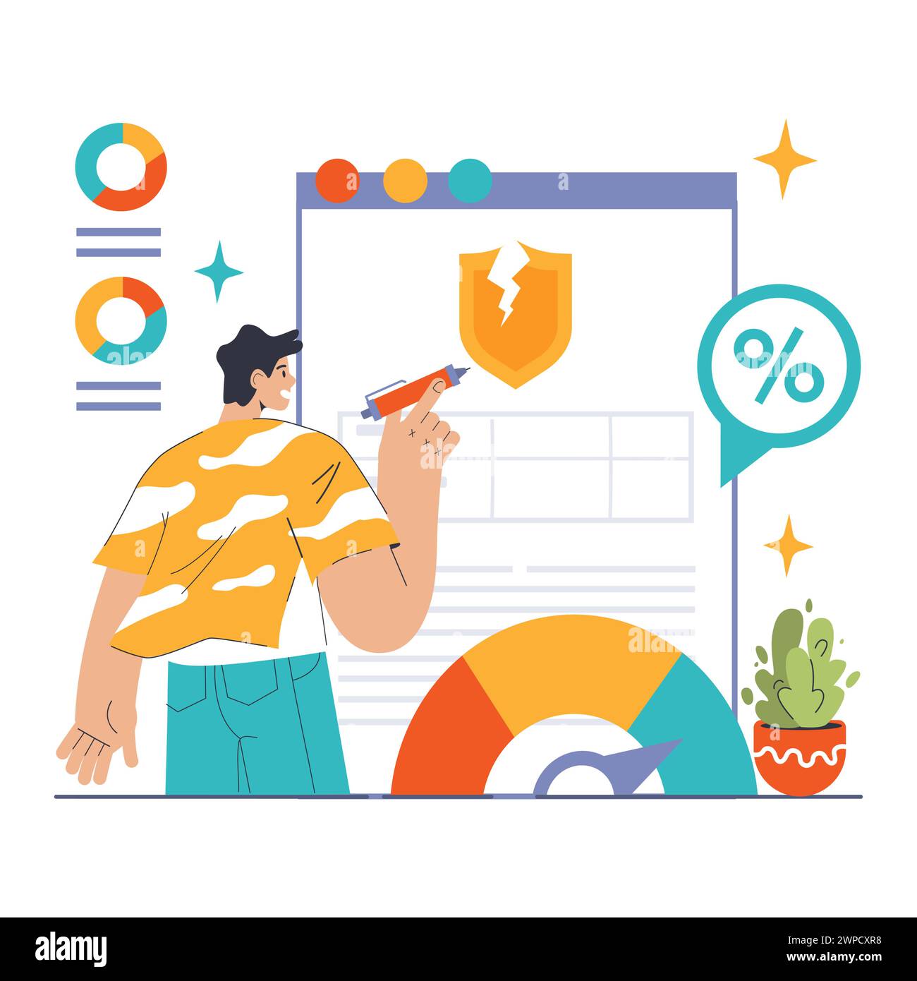 Debt management. Organization, tracking and paying off debts. Financial ...