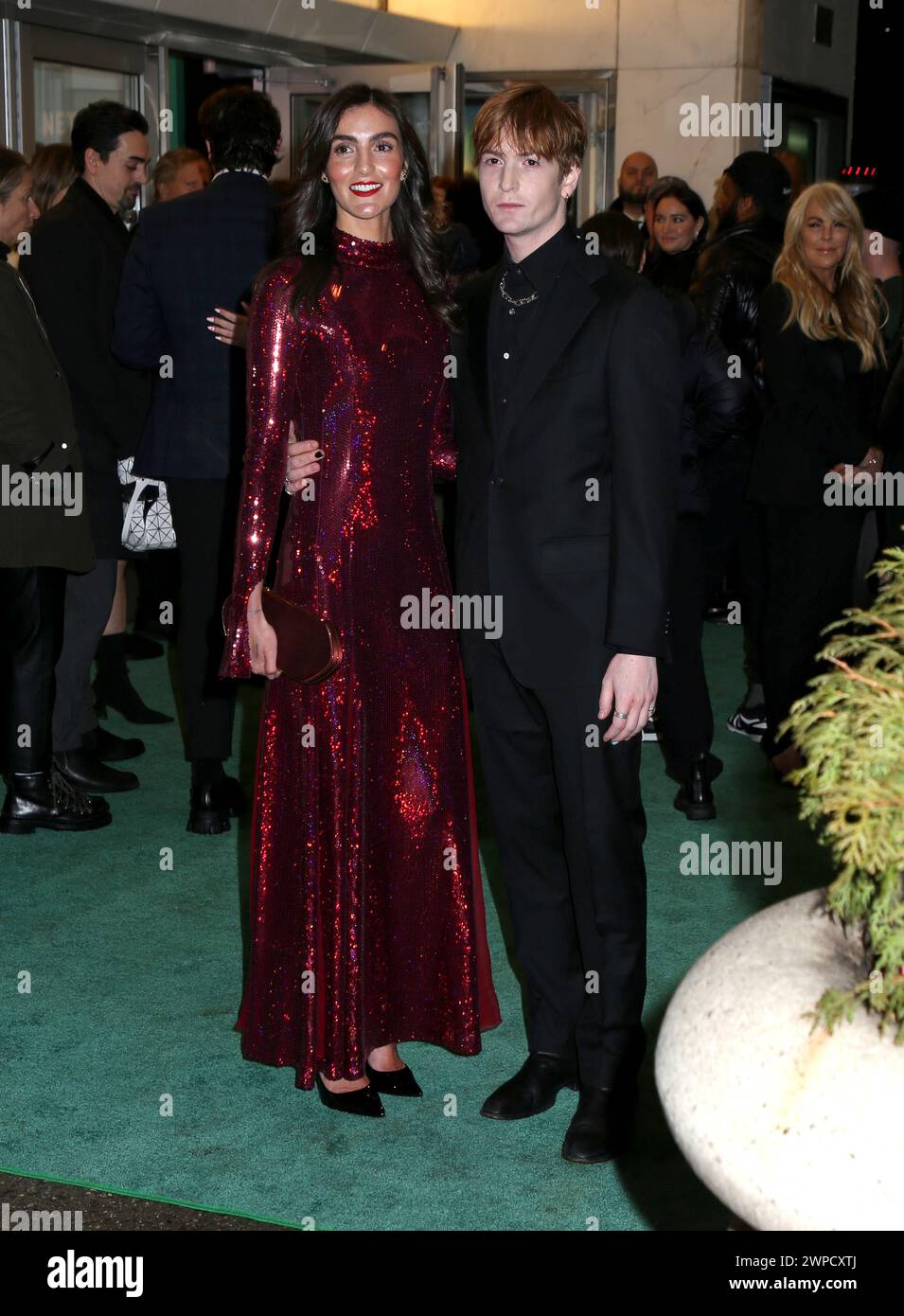 New York City, USA. 05th Mar, 2024. Aliana Lohan and Cody Lohan ...
