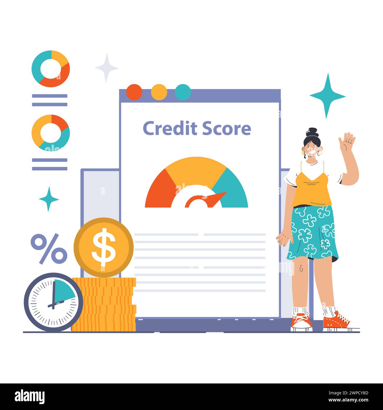 Debt management. Organization, tracking and paying off debts. Financial ...