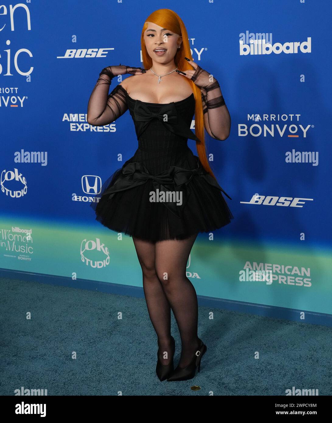 Los Angeles, USA. 06th Mar, 2024. Ice Spice arrives at the 2024 ...