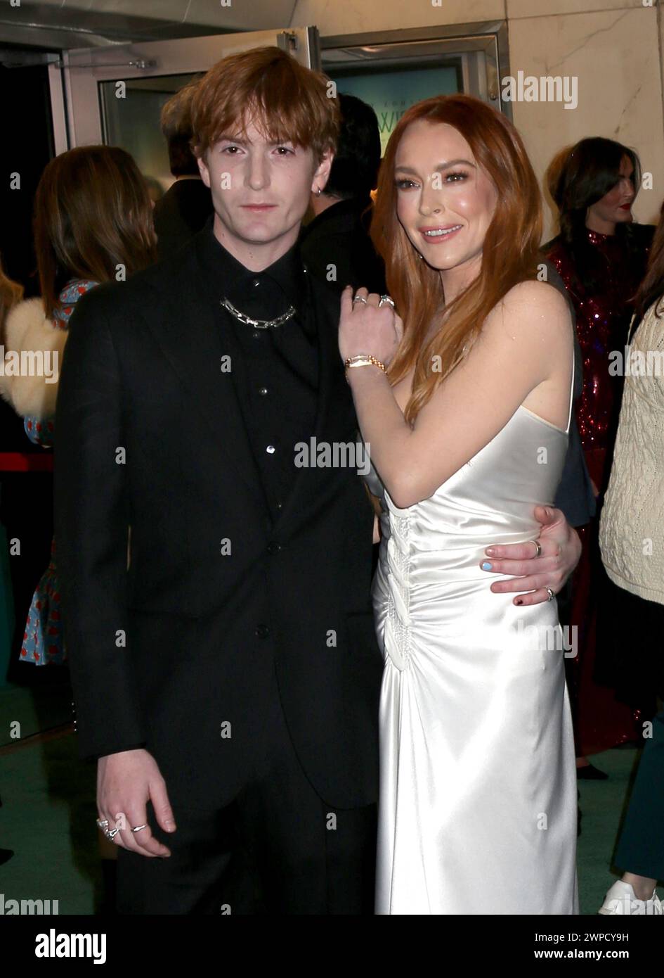New York City, USA. 05th Mar, 2024. Cody Lohan and Lindsay Lohan attending the 'Irish Wish ...