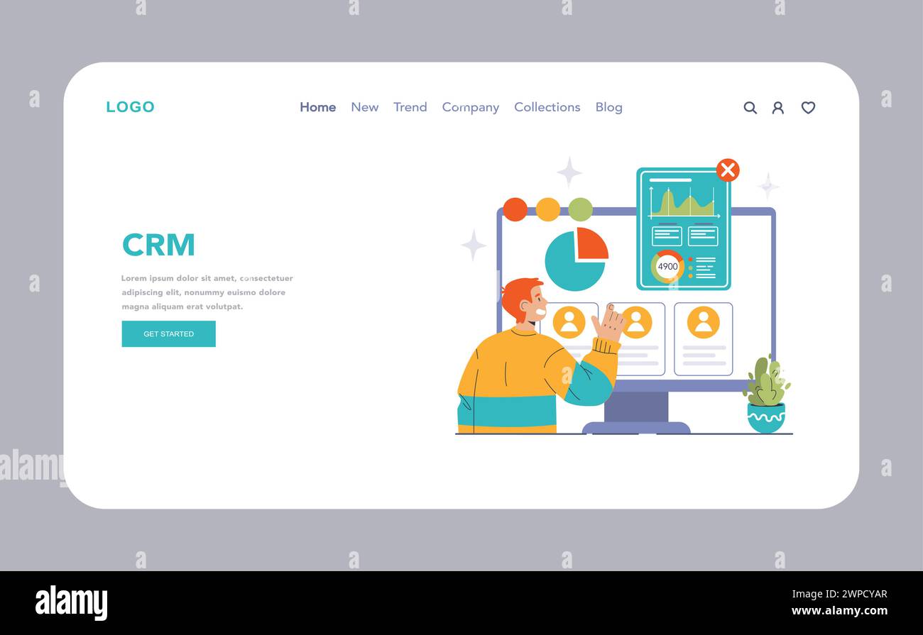 Customer feedback web banner or landing page. Consumer reviews public ...