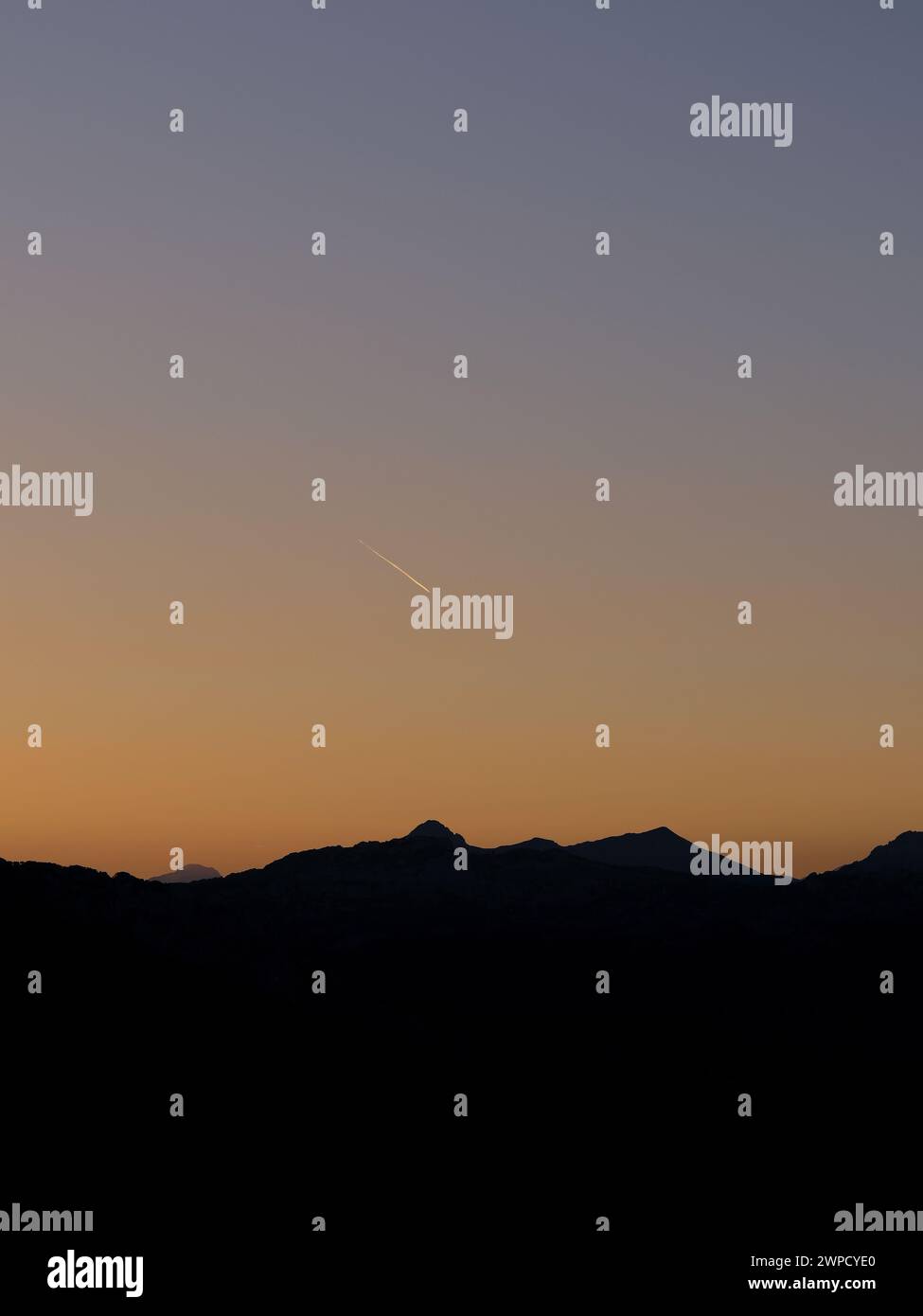 Beautiful sunrise in the French Alps Stock Photo - Alamy