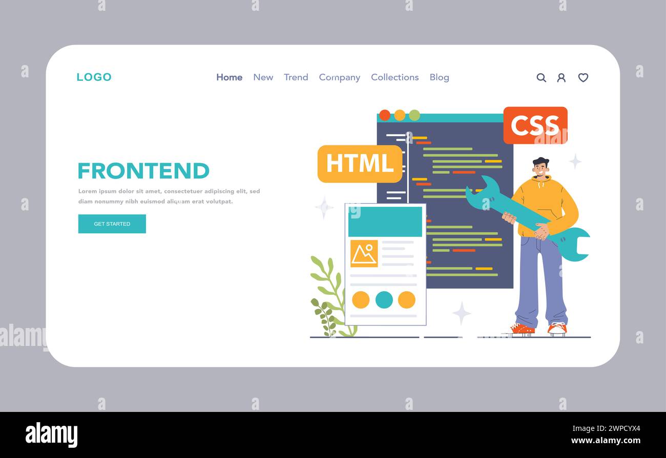 Front end engineering Stock Vector Images - Alamy