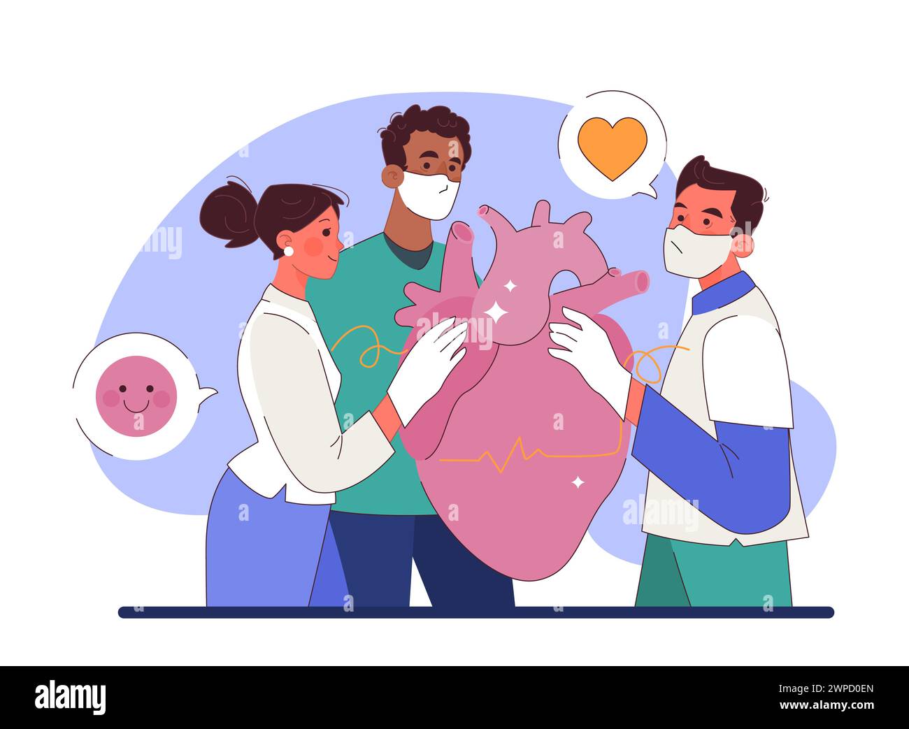 Humanizing healthcare. Modern physician approach on medical treatment ...