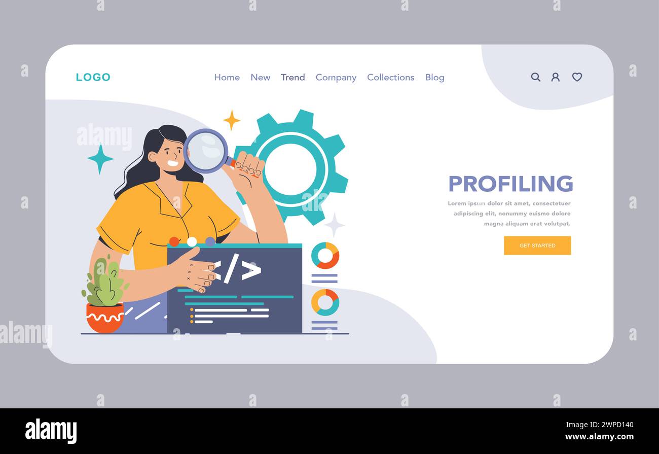 Software Testing Web Banner Or Landing Page Code Testing And Debugging It Specialist Searching