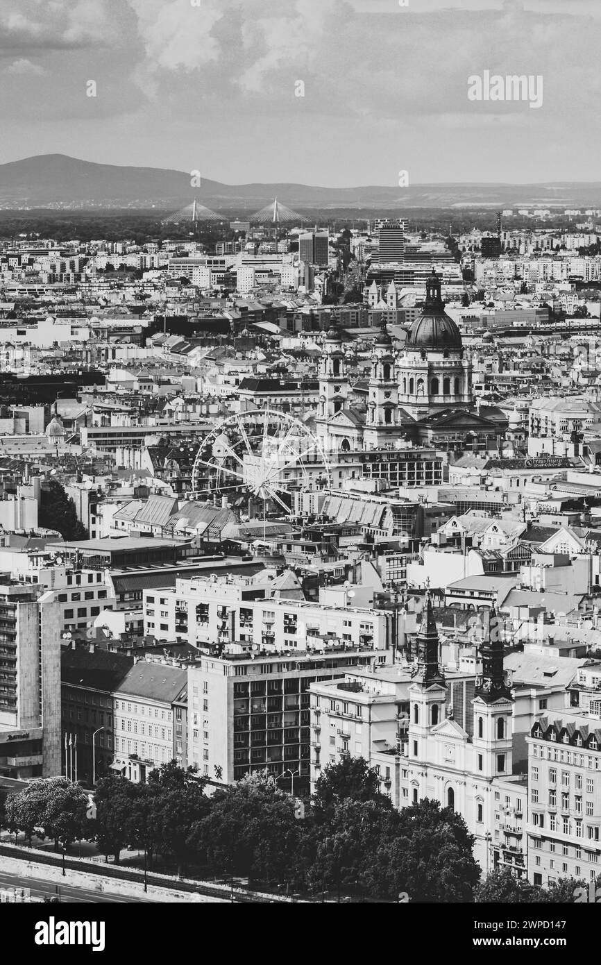 View budapest skyline hungarian Black and White Stock Photos & Images ...