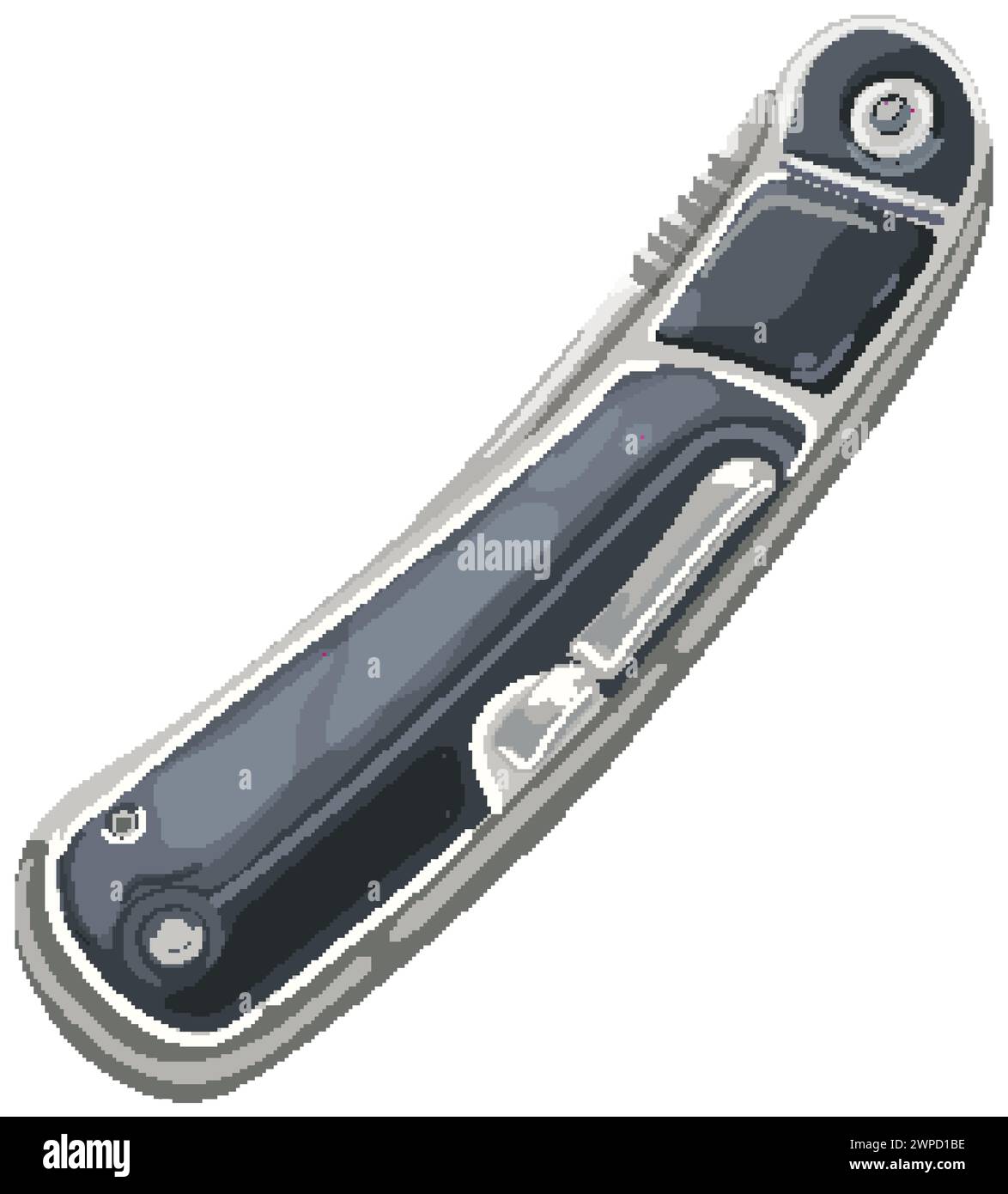 Vector graphic of a modern multitool knife Stock Vector Image & Art - Alamy