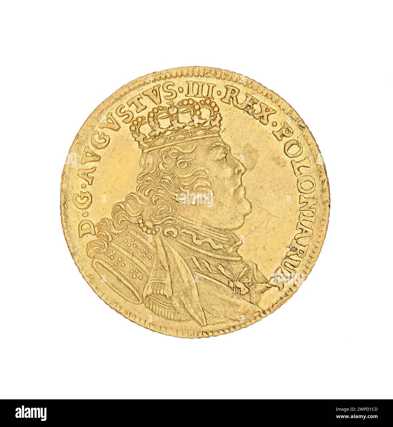 Crown ducat; August III Sas (Polish King; 1733-1763), Goedecke, Johan ...