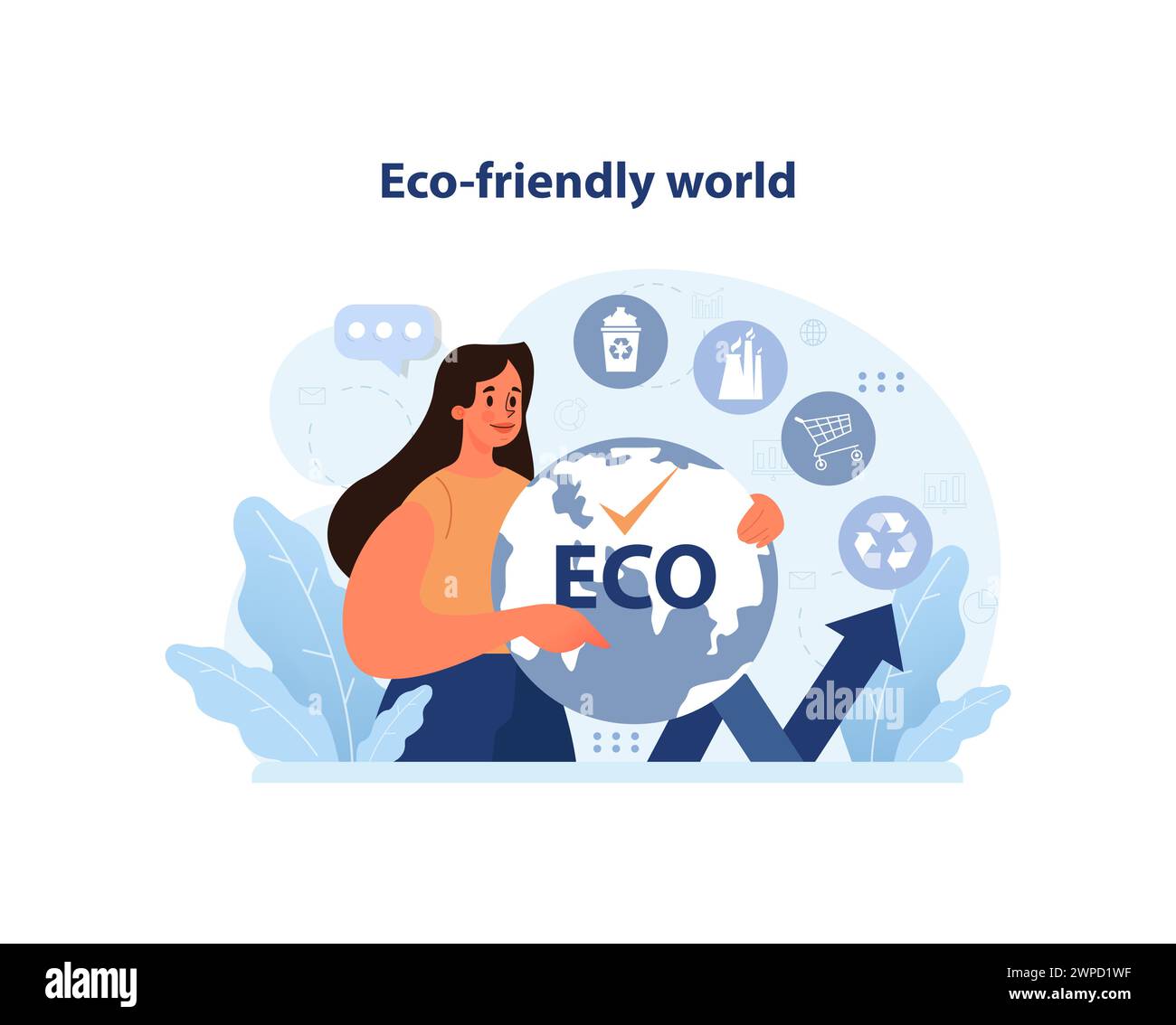 SDG or sustainable development goal. Global actions for better future ...