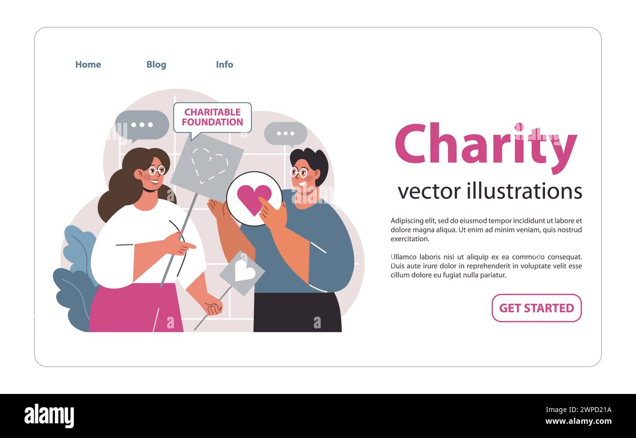 Non governmental organization volunteers Stock Vector Images - Alamy