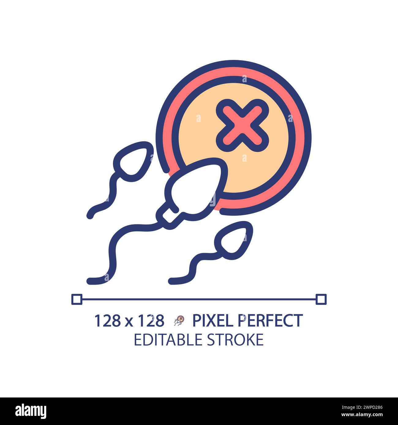 Infertility RGB color icon Stock Vector Image & Art - Alamy