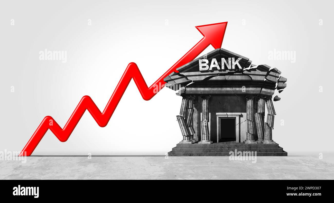 Bank Inflation and banking crisis as an inflation symbol and financial ...