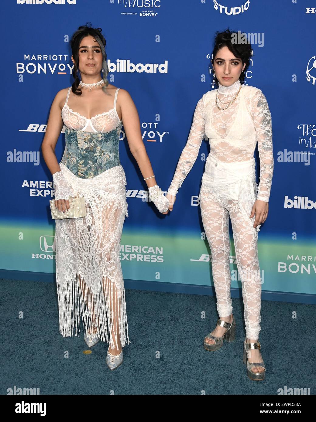 Inglewood, USA. 06th Mar, 2024. Gemeny Hernandez and Emily Estefan Credit: AFF/Alamy Live News ...