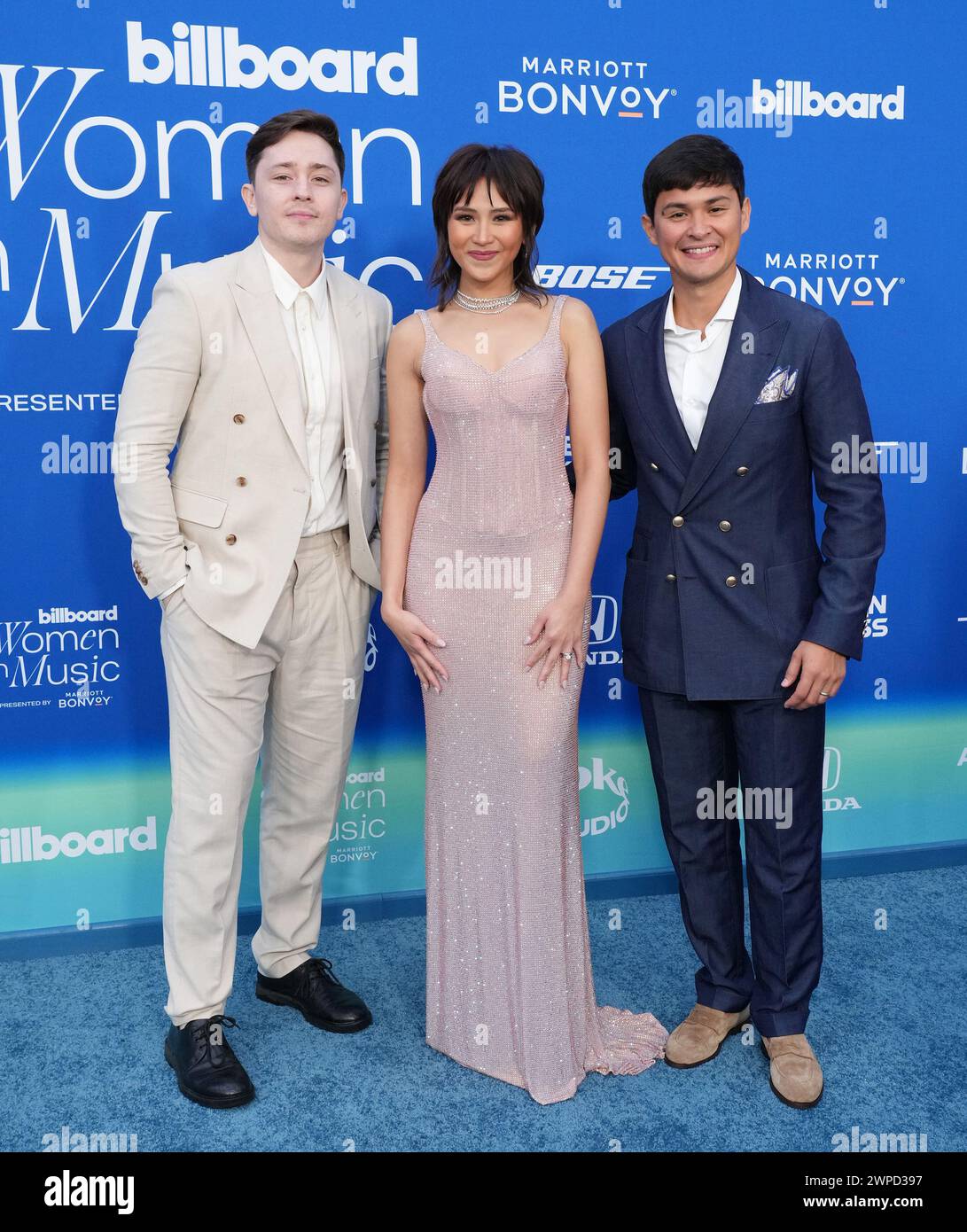 Los Angeles, USA. 06th Mar, 2024. (L-R) Bret Jackson, Sarah Geronimo ...