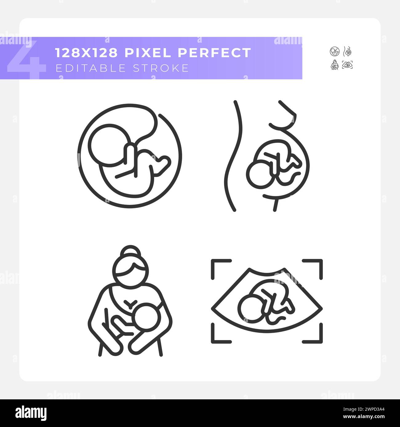 Child icons pack Stock Vector Images - Alamy